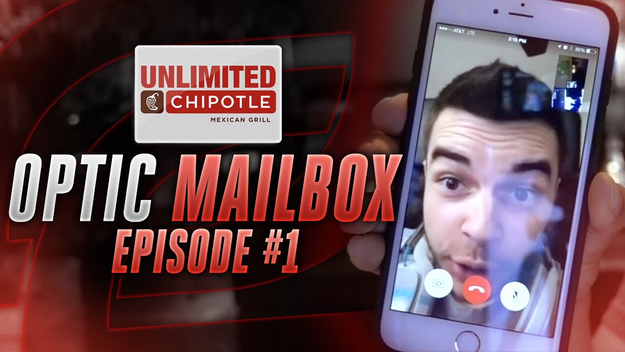 OpTic Mailbox EP1 - UNLIMITED CHIPOTLE BURRITOS FOR NADE! - YouTube
