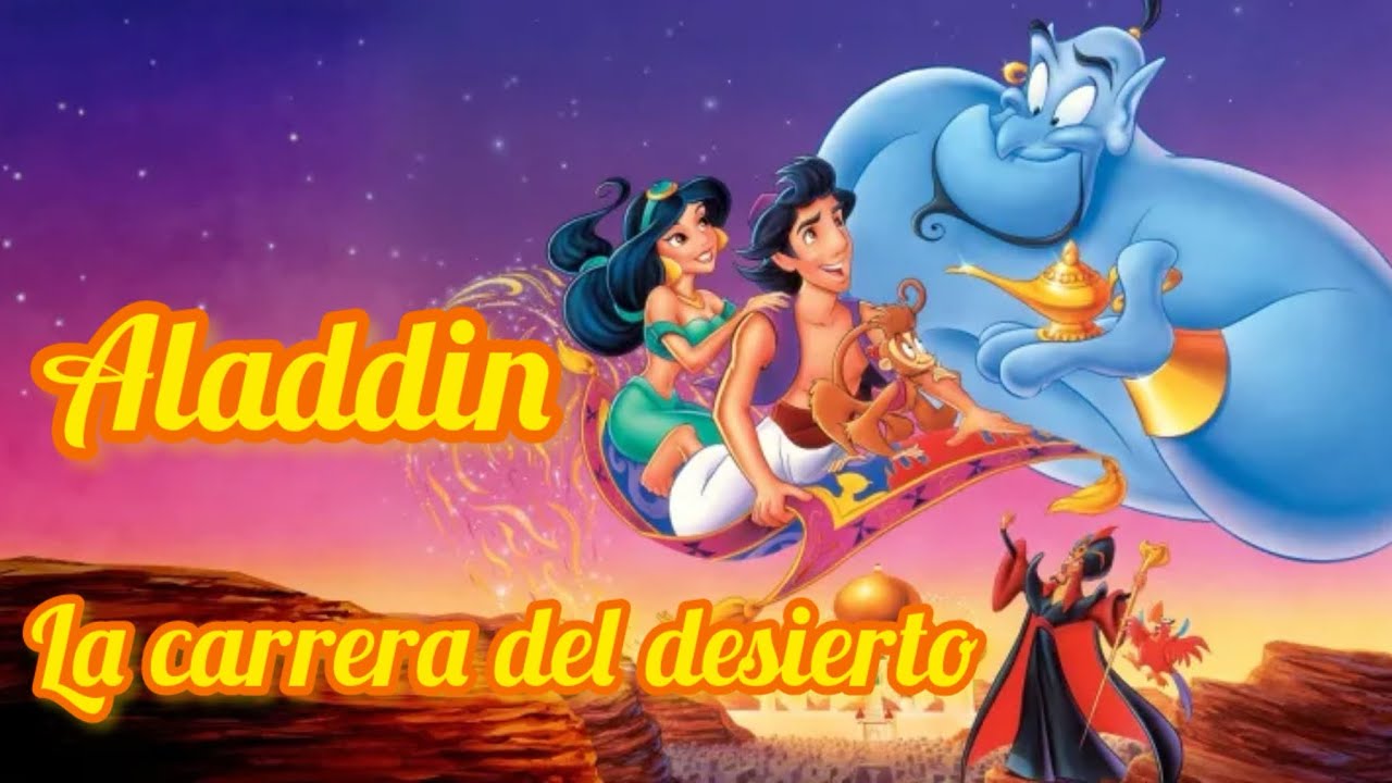 Mini cuentos, Aladdin, la carrera del desierto. - YouTube