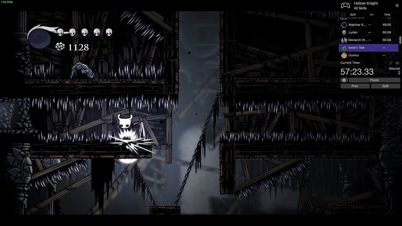 Hollow Knight: All Skills in 1h 34m 59s (Lantern route) - YouTube