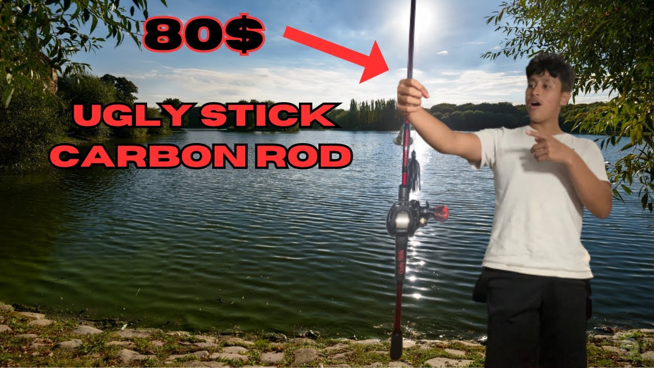 80$ Ugly Stick Carbon Rod (Review) - YouTube