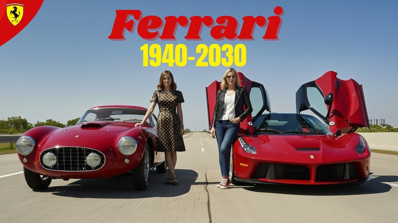 Ferrari Evolution Timeline | 1940 to 2030 Hypercar Journey - YouTube