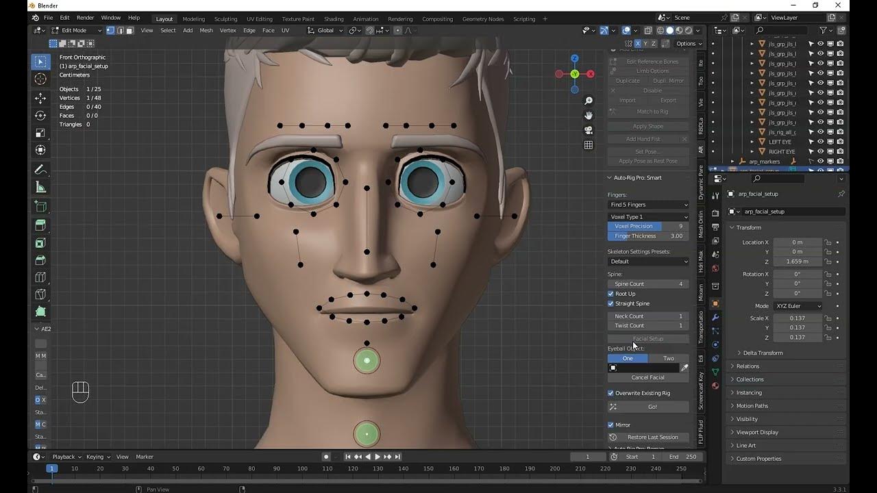How To Rig Body And Face With Auto Rig Pro In Blender - YouTube