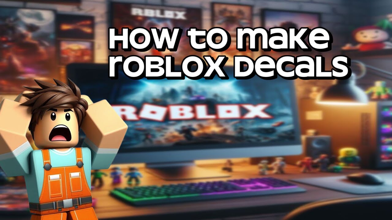 How to make Roblox decals - YouTube