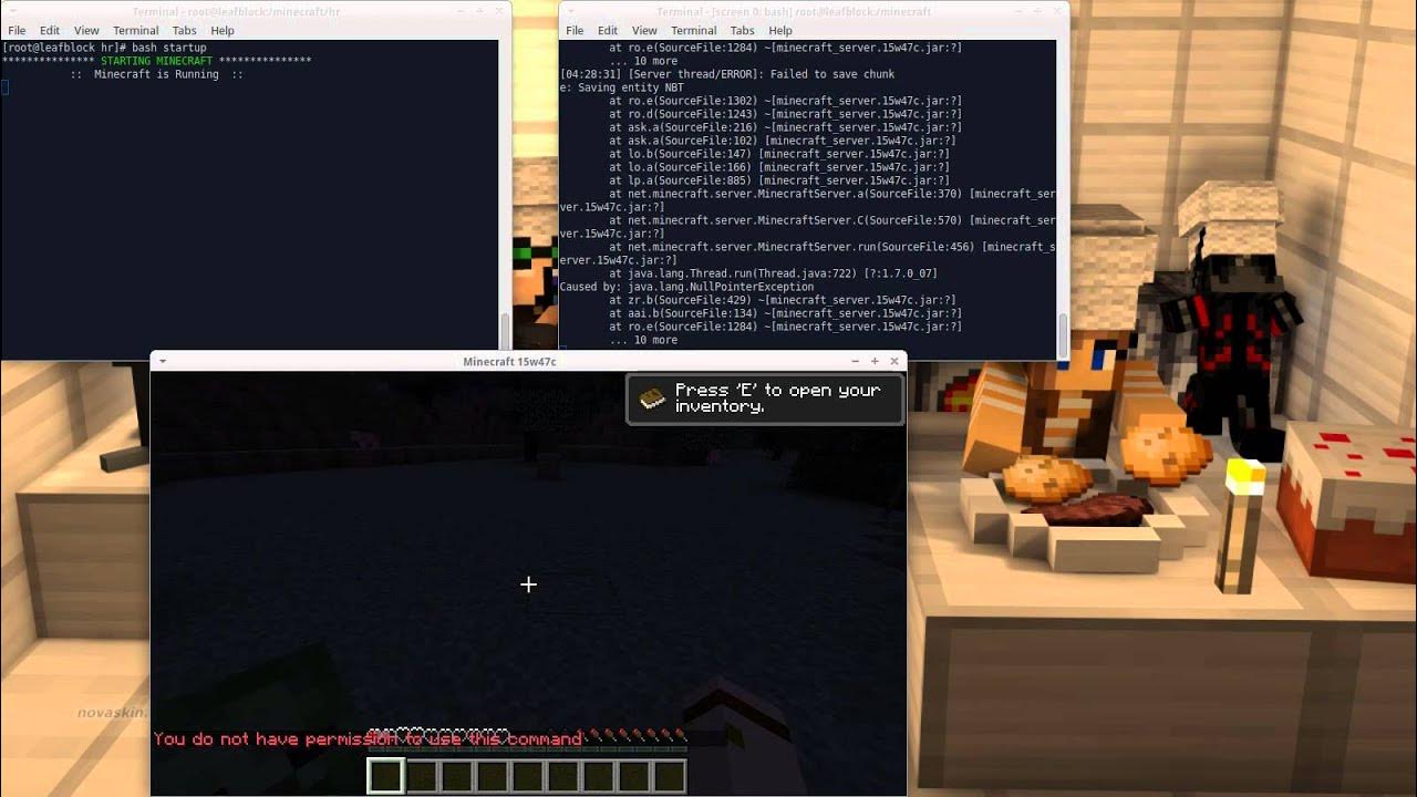 minecraft scripting - learning to SSH - YouTube