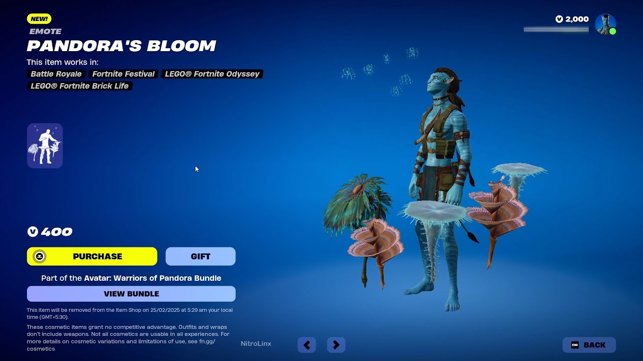 Pandora's Bloom | Avatar x Fortnite - YouTube