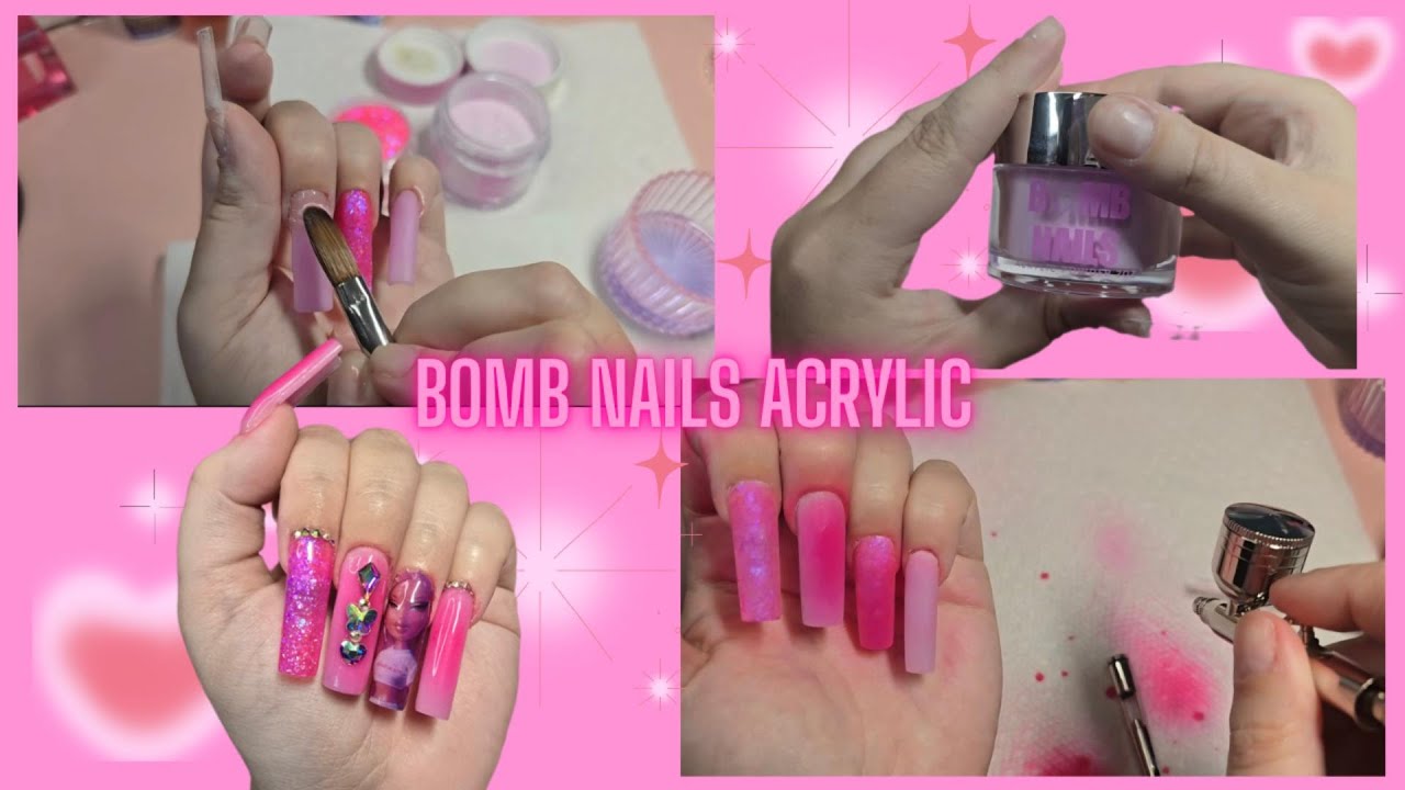 Bomb Nails Acrylic - YouTube
