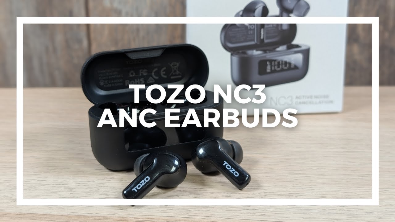 TOZO NC3 Active Noise Cancelling Earbuds - Full Review! - YouTube