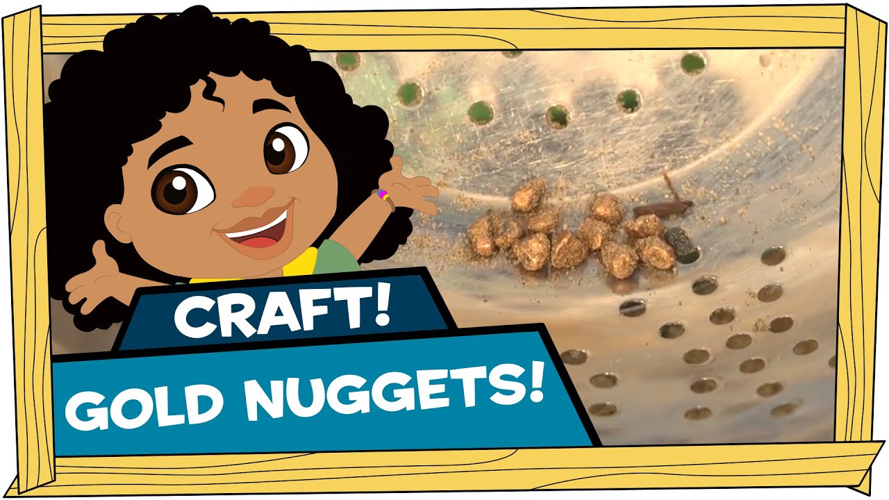 Kid Crafts: Gold Nuggets - Darwin and Newts - YouTube