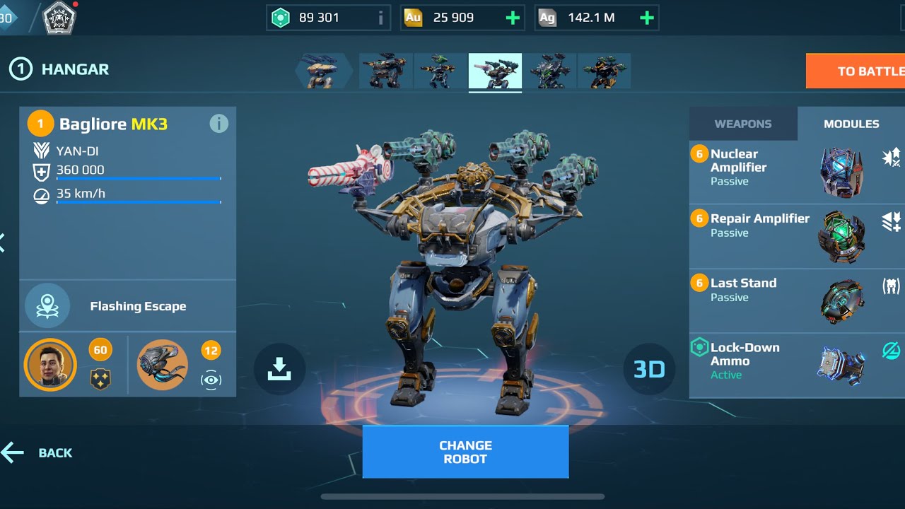 Viper MK3 Bagliore | War Robots Gameplay - YouTube