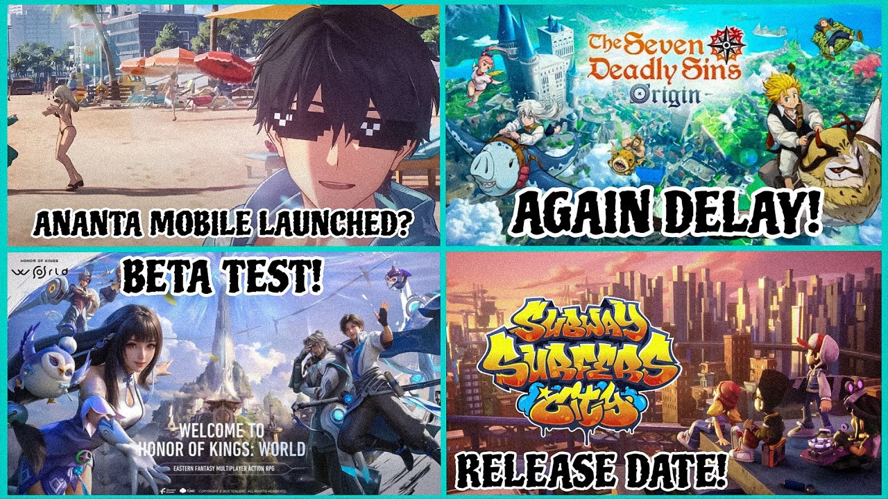 Ananta Mobile Is Here?, Subway Surfers 2, Arknights: Endfield, HOK ...