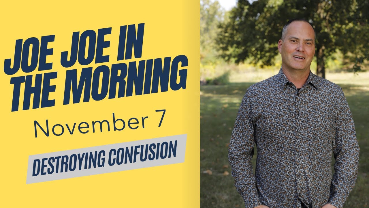 Joe Joe in the Morning November 7th (Destroying Confusion) - YouTube