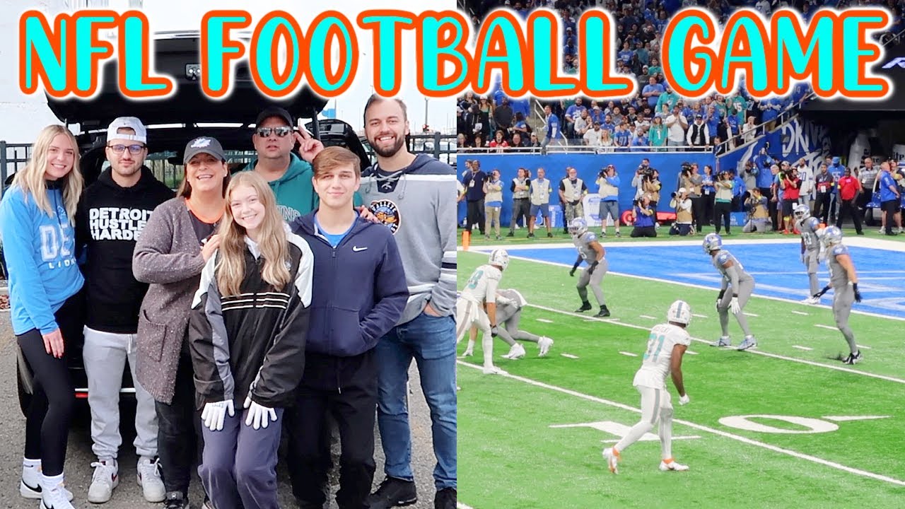 AMAZING SEATS at NFL FOOTBALL GAME!! TAILGATING at 9AM!! - YouTube
