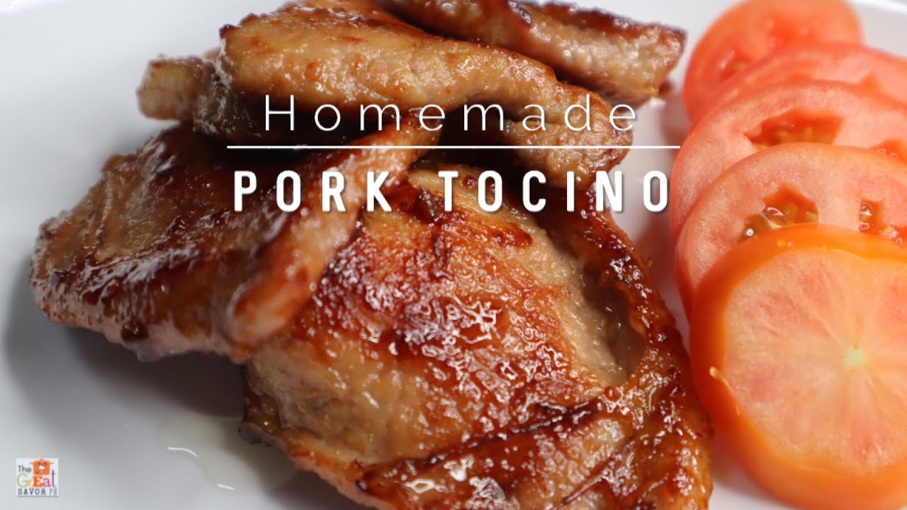 HOMEMADE PORK TOCINO | Quick and Easy Recipe - YouTube