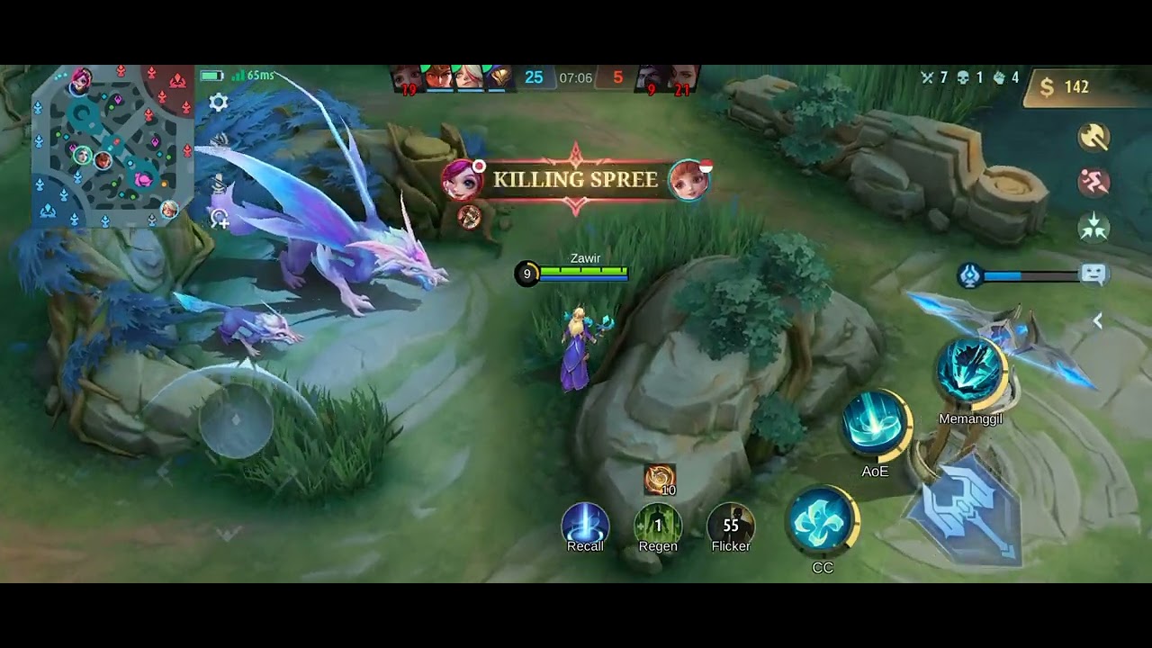 Mobile Legend || Vexena bantai Hayabusa sampai kenak Mental.#MVP # ...