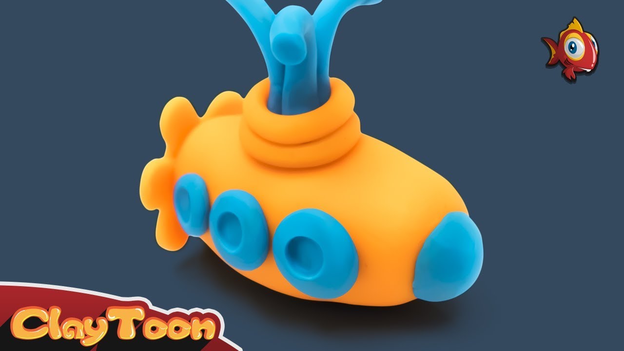 Submarine | Polymer clay tutorial - YouTube