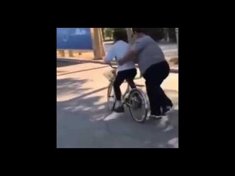 Fat Man Breaks Guys Bicycle - #2020 - YouTube