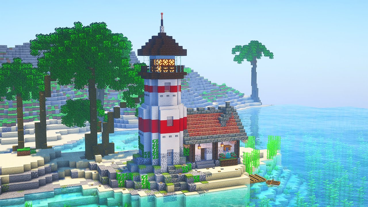 ⛏️Minecraft Lighthouse Tutorial | Easy & Fast - YouTube