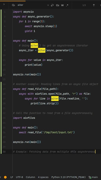 How To Use Pythons Aiter For Async Iteration Mastering Pythons Aiter The Secret To Youtube