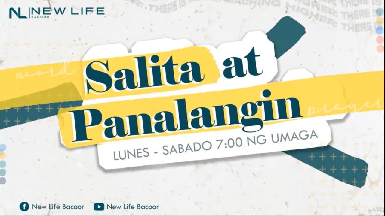 "Huwag Mangamba, Sa Diyos Manampalataya" | Salita at Panalangin with ...