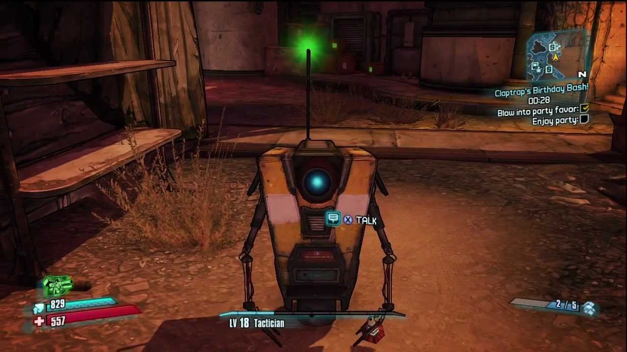 Borderlands 2: Claptrap's Birthday Bash! - YouTube