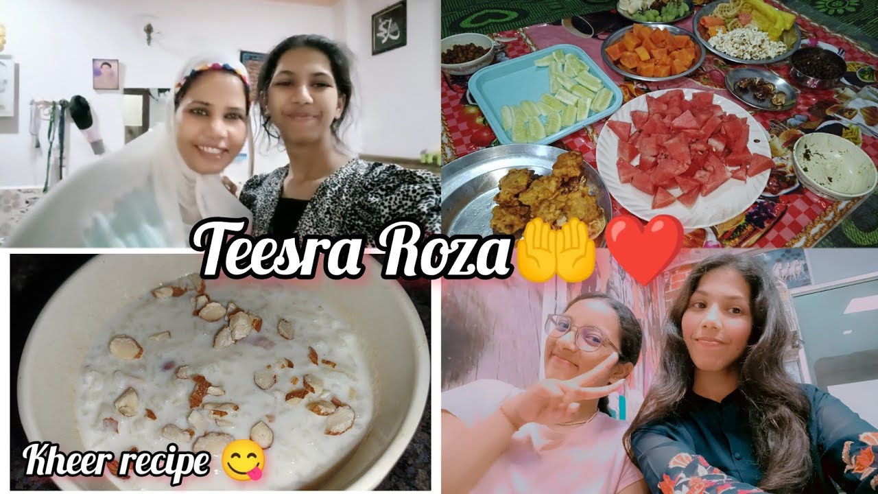Teesra Roza🤲 ️ || Kheer ki recipe 😋😋😋|| #randashow - YouTube