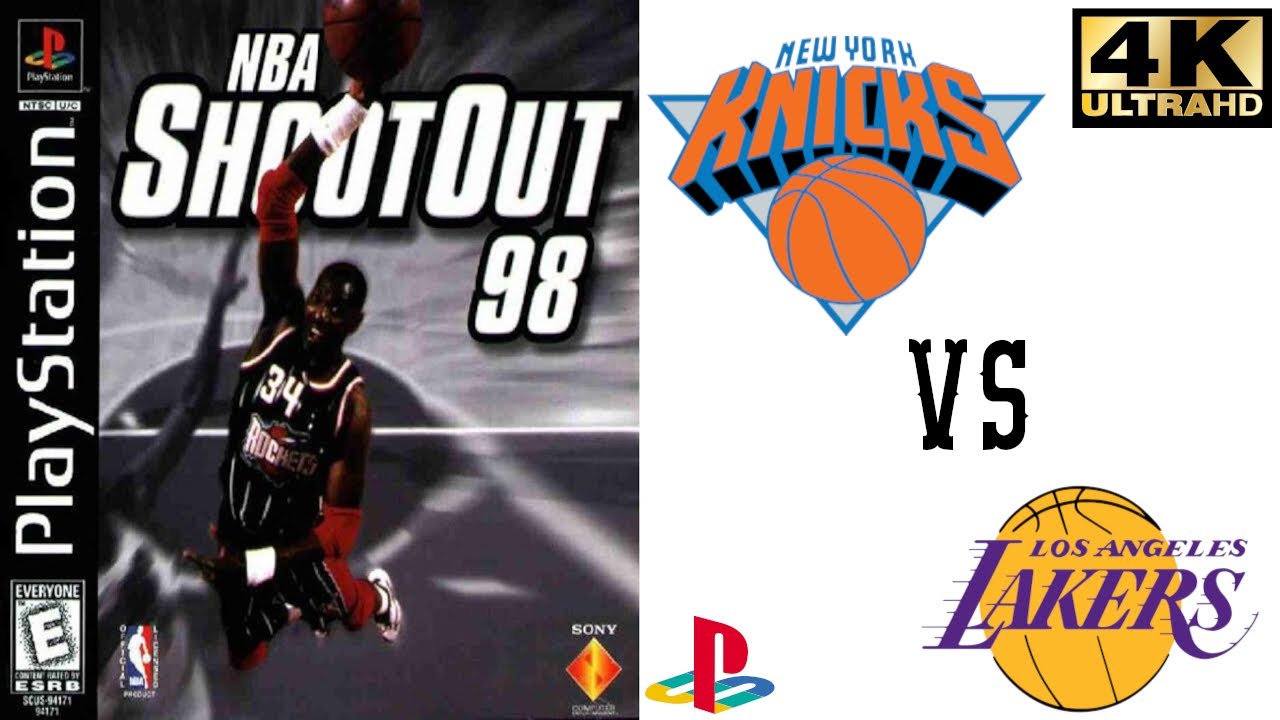 NBA Shootout 98 - Sony PlayStation - New York Knicks vs. Los Angeles ...
