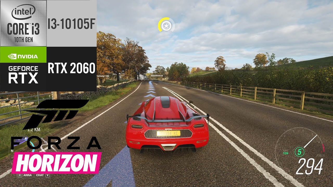 FORZA HORIZON 4 (Ultra) On RTX 2060 Ft. I3-10105F - YouTube