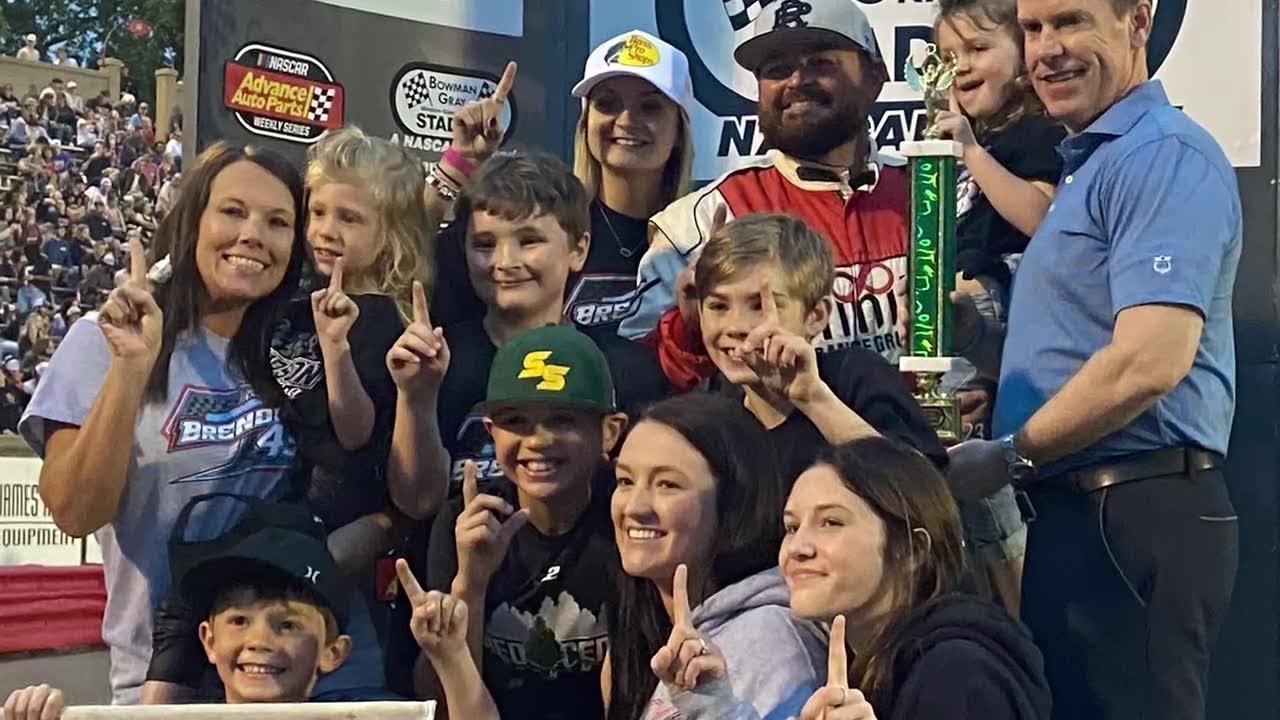 Brandon Brendle wins the first Stadium Stock race on Saturday night ...