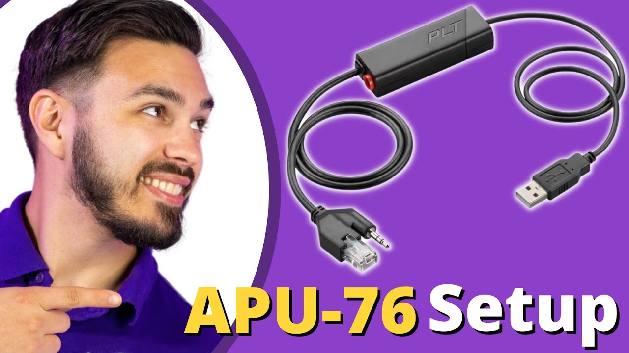 Plantronics (Poly) APU-76 EHS Setup Guide - YouTube