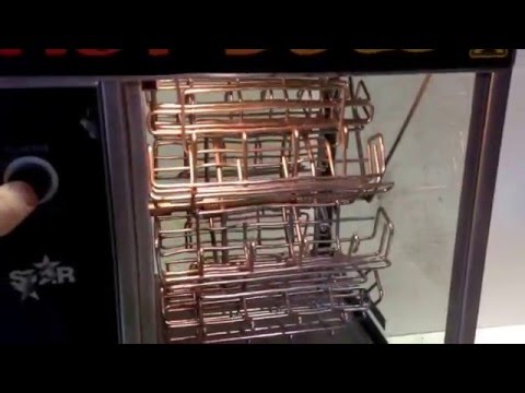 Star 174CB Broil-O-Dog hot dog broiler with bun warmer up for auction 12/16 @ Auction62.com