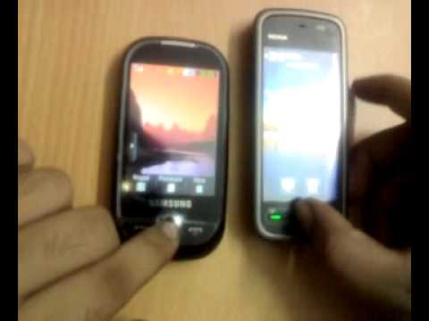Nokia 5233 Vs Samsung Corby :Techyudh-Mobifight - YouTube