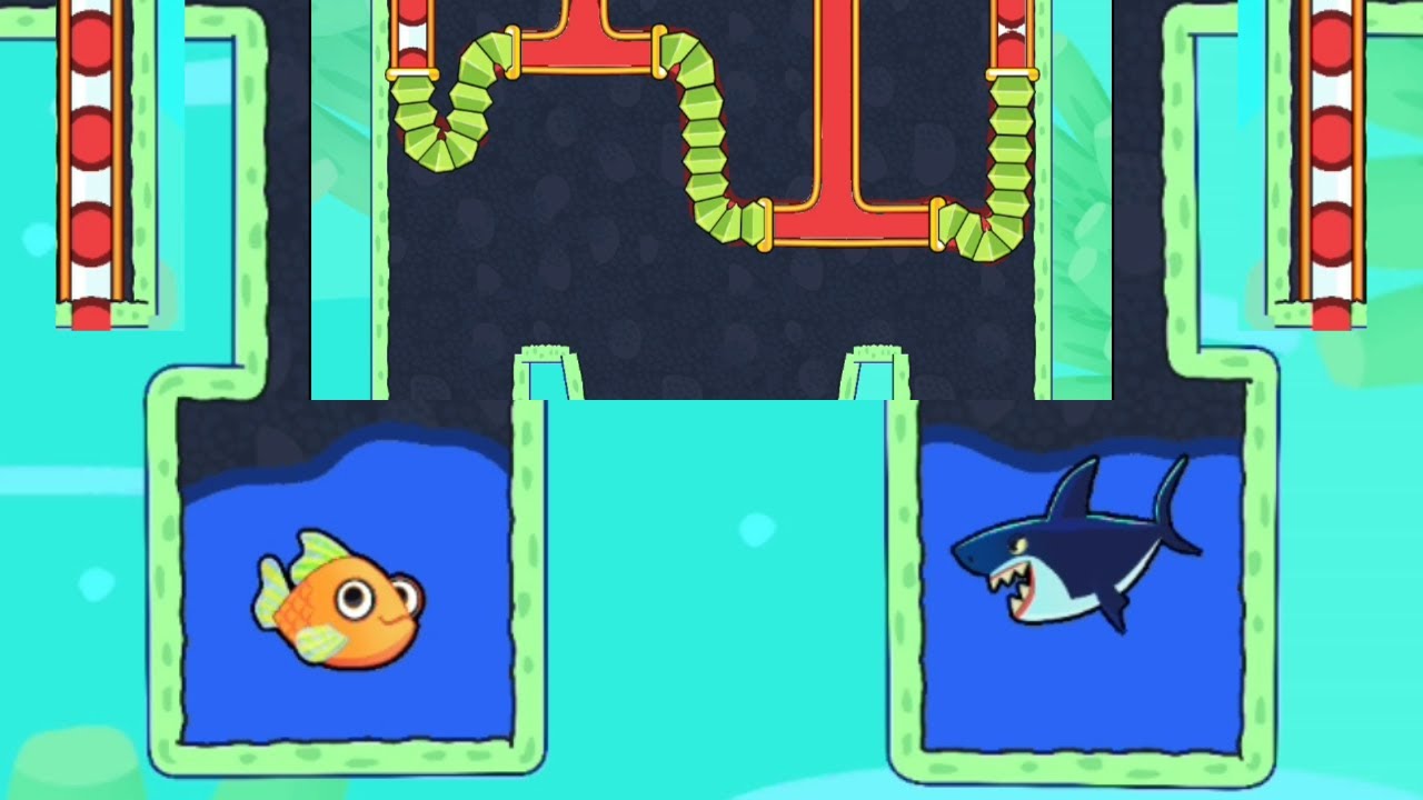 save the fish / pull the pin level android game save fish pull the pin puzzle game / mobile game ...