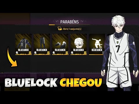 BLUELOCK CHEGOU! RECEBI O CONJUNTO DO NAGI + EMOTE - YouTube