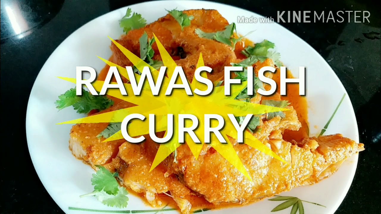 RAWAS FISH CURRY RECIPE WITH COCONUT || INDIAN SALMON CURRY RECIPE ...