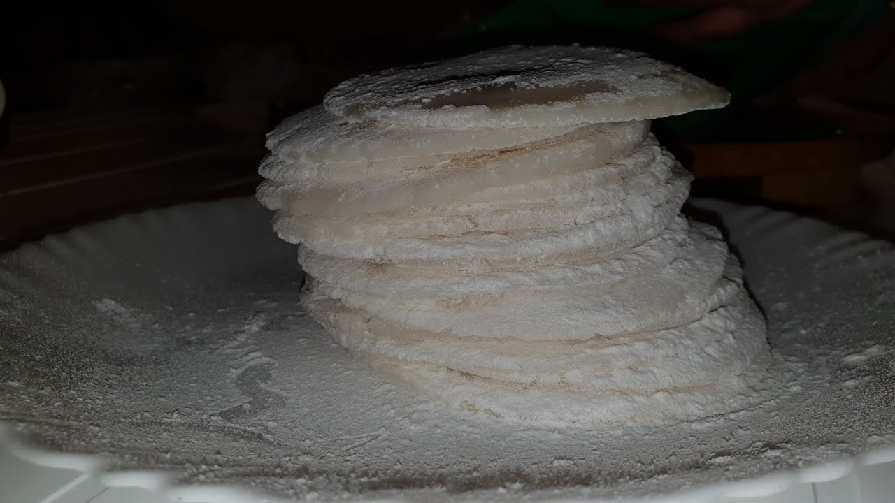 How to make pathiri without pressing machine - YouTube