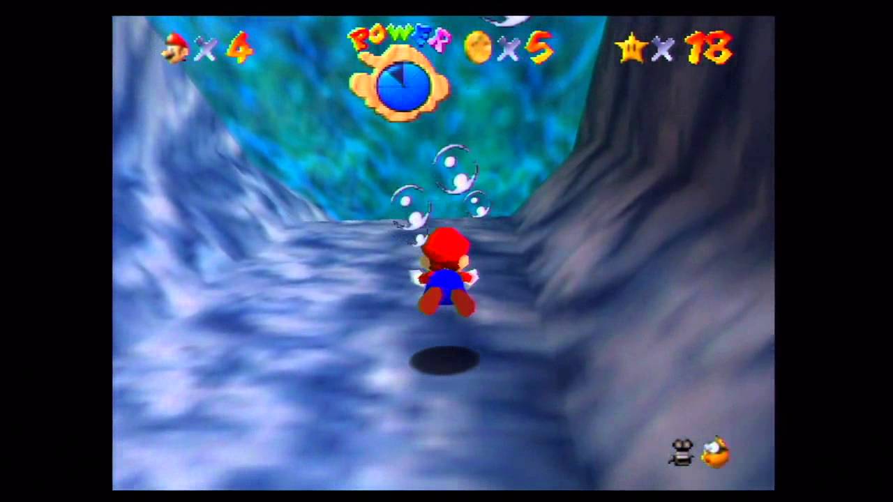 Treasure in the Ocean Cave - Super Mario 64 Walkthrough - YouTube