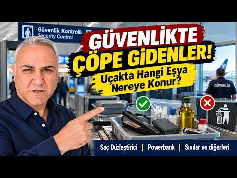 Havalimanı Güvenliğinde Eşyanız Çöpe Gitmesin! Uçakta Hangisi Nereye Konur?