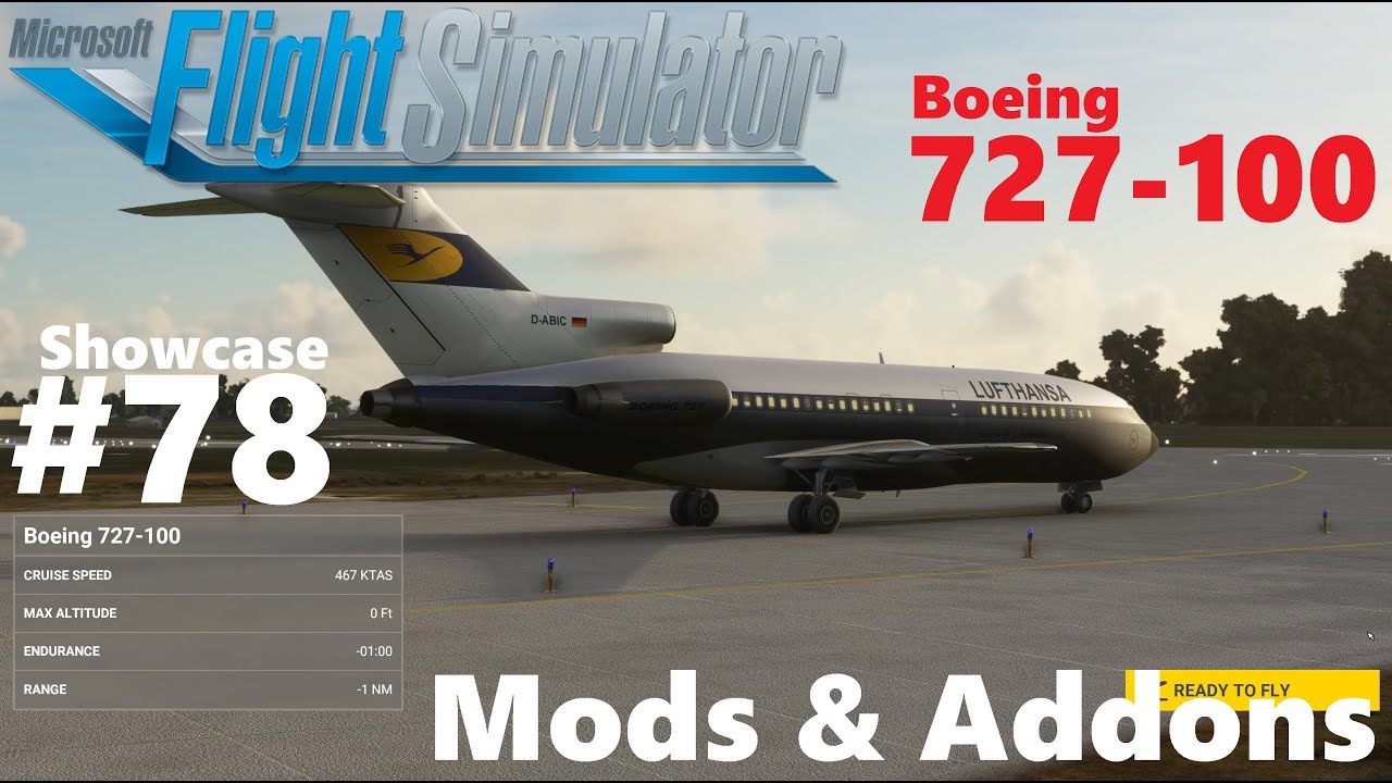Boeing 727-100 - Showcase #78 - Mods & Addons for Microsoft Flight ...