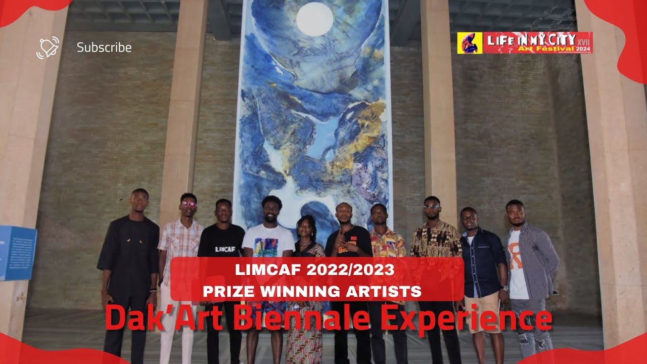 LIMCAF 2022/2023 Prize winning artists shine at Dak'Art Biennale in Dakar !! - YouTube