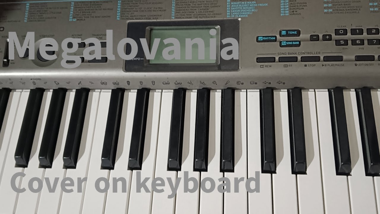Megalovania Cover on Keyboard (Piano) - YouTube