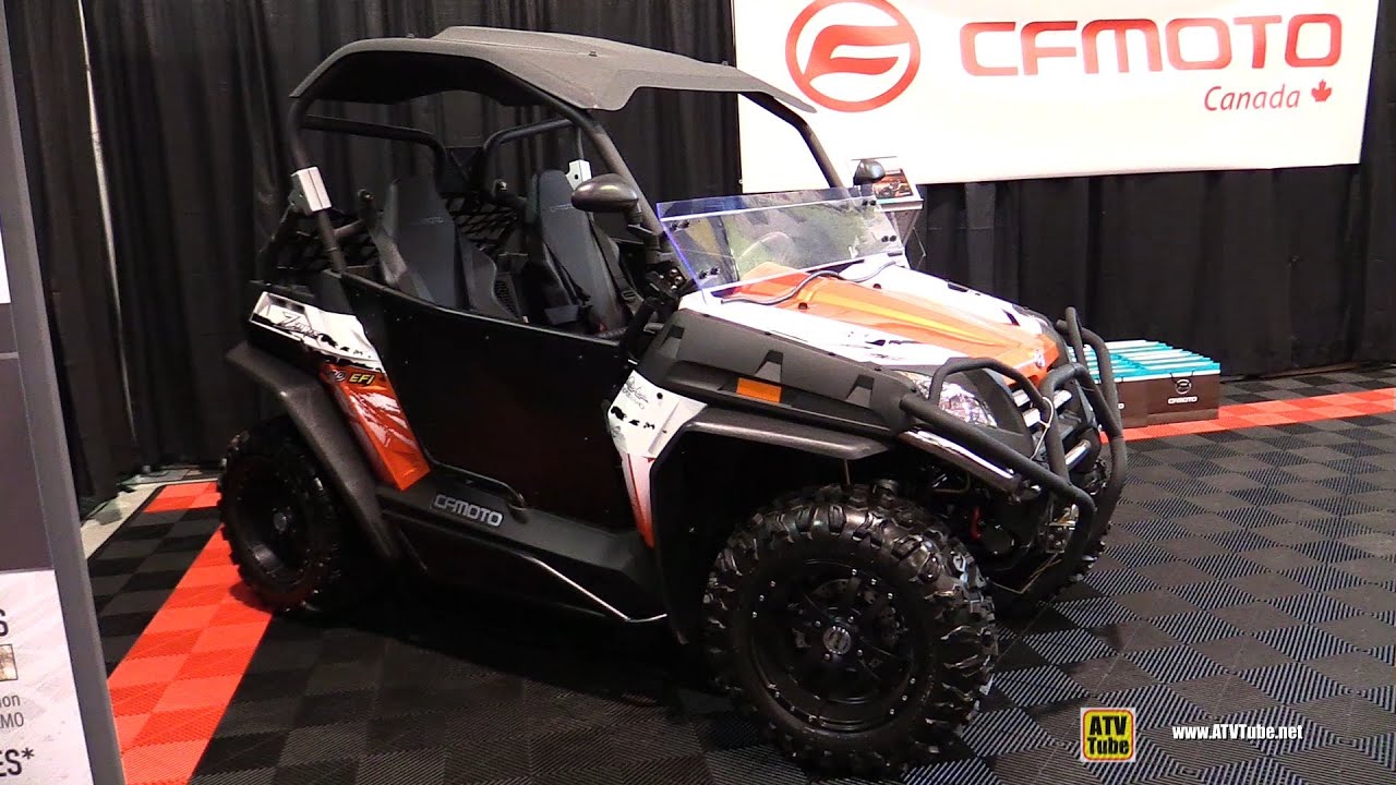 2015 CfMoto Z-Force 600 EFI - Walkaround - 2014 St Hyacinthe ATV show ...