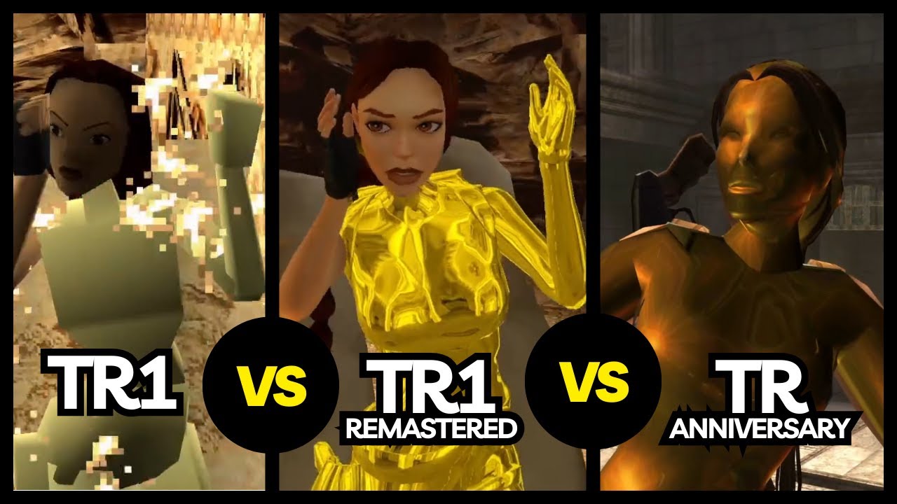 Midas Hand Death Comparison, TR1, TR Anniversary, TR Remastered - YouTube