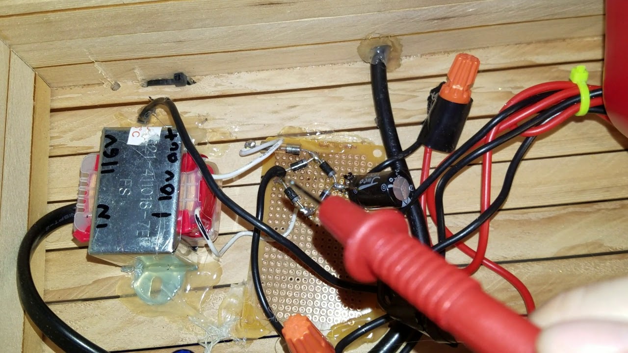 Bridge Rectifier AC to DC 120V to 15V - YouTube