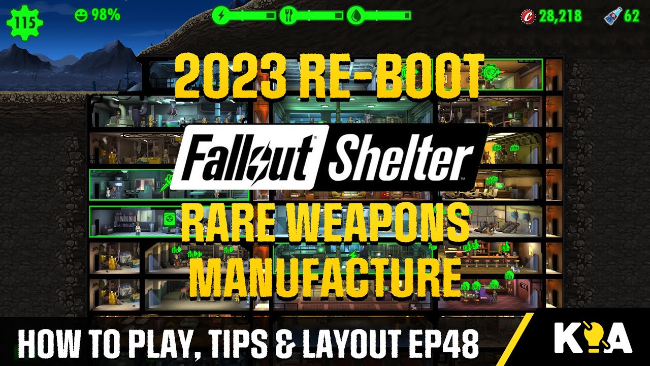 RARE WEAPON MANUFACTURE - 2023 Re-Boot - Fallout Shelter - Episode 48 - YouTube