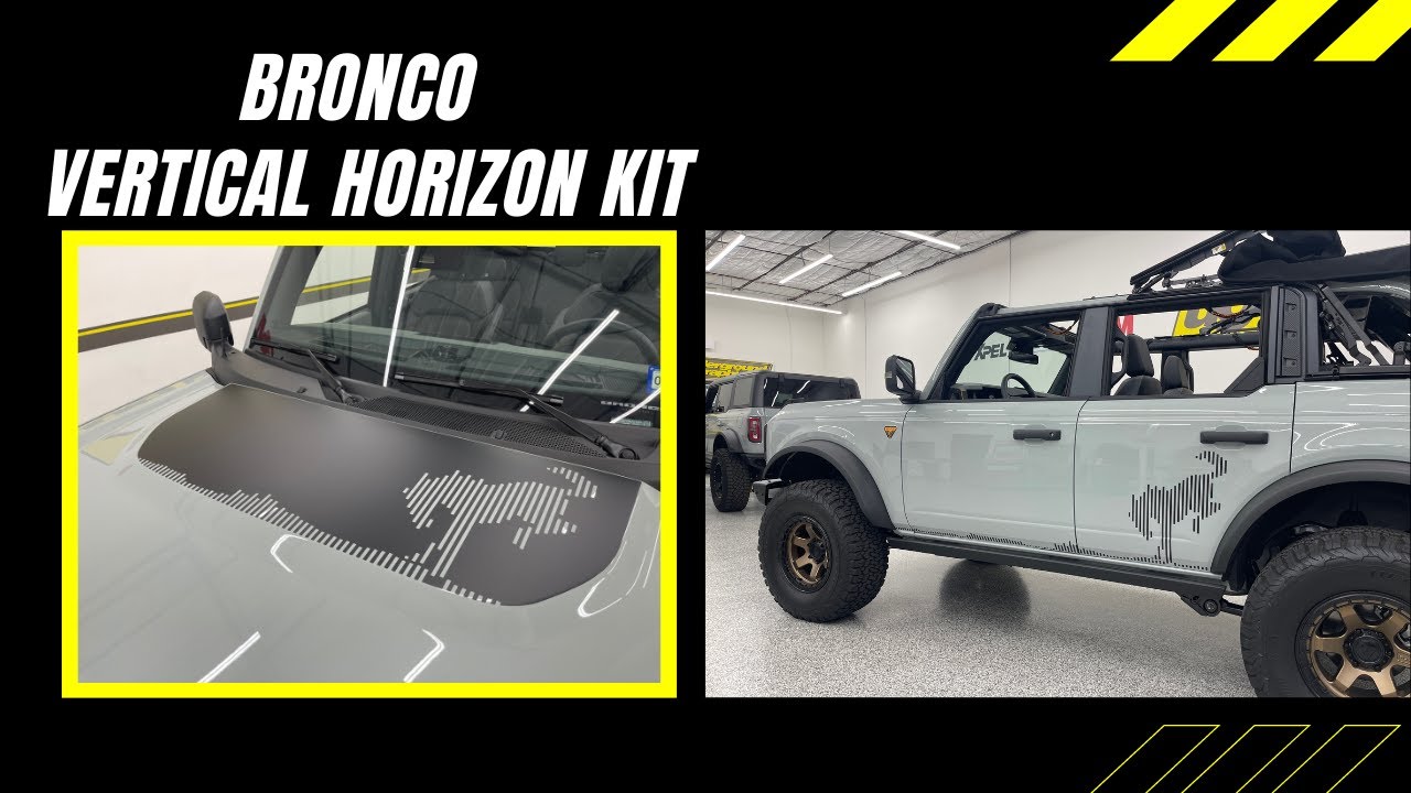 Installing Your Bronco Vertical Horizon Kit | From Underground Graphics ...