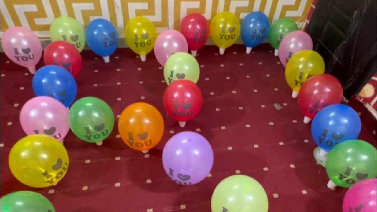 Cristiano Ronaldo 7 fotbal player I love you colourful balloons by fan ...