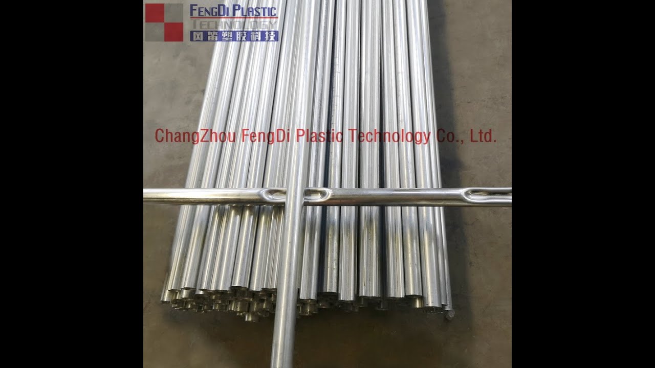 IBC Tank Steel Frame Cage Galvanized Mesh Tube CFDPLAS - YouTube