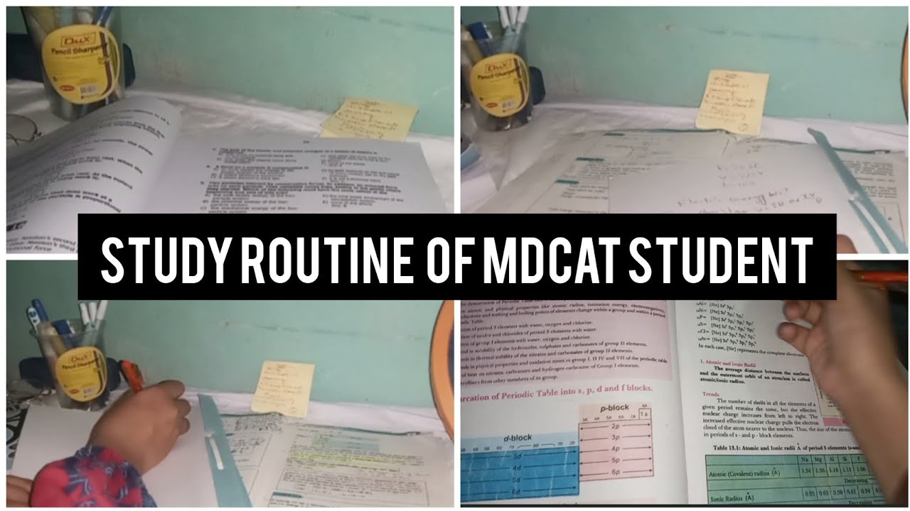 MDCAT student routine/ study routine of mdcat student/ 12 hours study ...