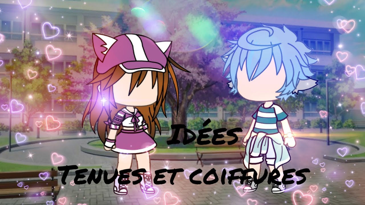 Idées de tenues et de coiffures filles et garçons [GACHA LIFE] - YouTube