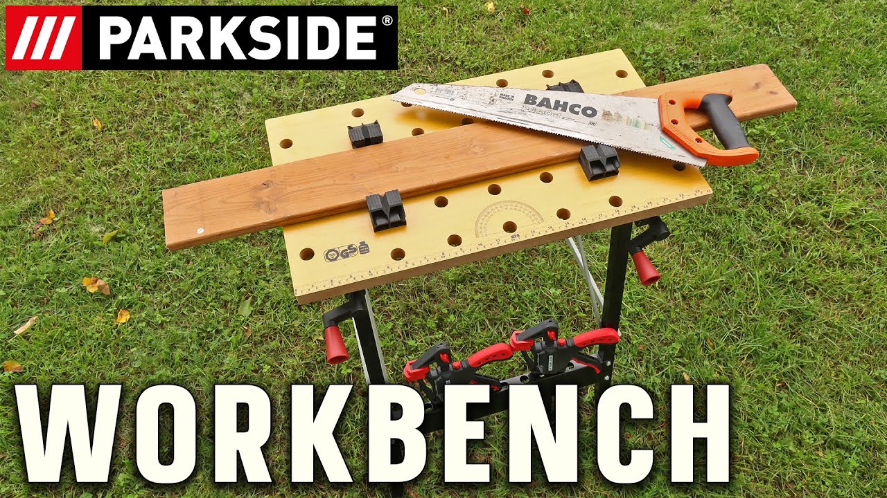 Parkside Folding Workbench - Unboxing & Instructions & Testing - 497674 ...